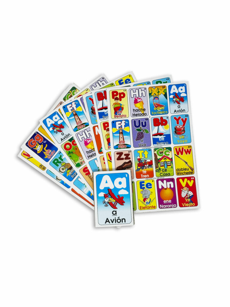 Lotería del abecedario de 10 tablas – Loterías Camacho